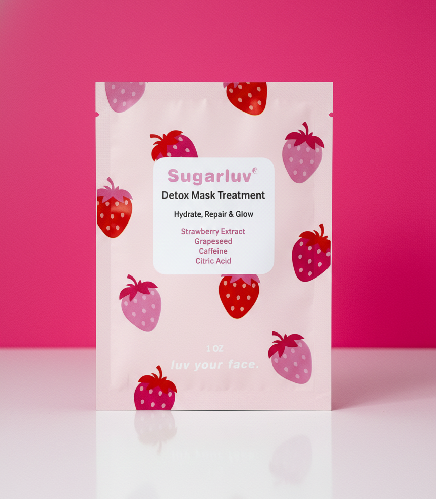 Detox Face Mask - Strawberry Extracts – Sugarluv